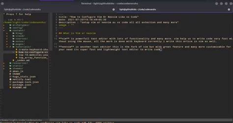 configuring vim neovim to work like vs code a step by step guide
