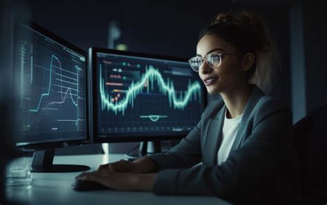 Premium Ai Image Women Tracking Graphs