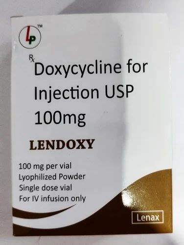 Doxycycline For Injection Mg At Rs Vial ANTIBIOTICS MEDICINE In Umred ID