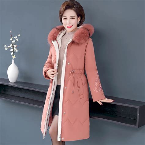 Зимняя женская куртка пуховик Длинная Ультралегкая куртка из натурального меха лисы длинное