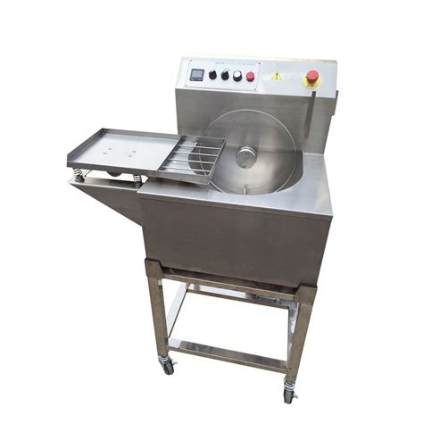 Small Automatic Wafer Enrobing Line Machine Chocolate Tempering And