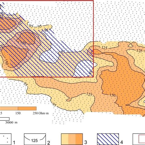 Map Of A Trap Intrusion Contoured From Seismic And Tem Data East