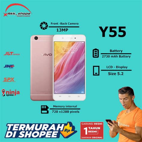 Jual VIVO Y55 RAM 3 32GB 4G HP Smartphone Android GARANSI Shopee Indonesia