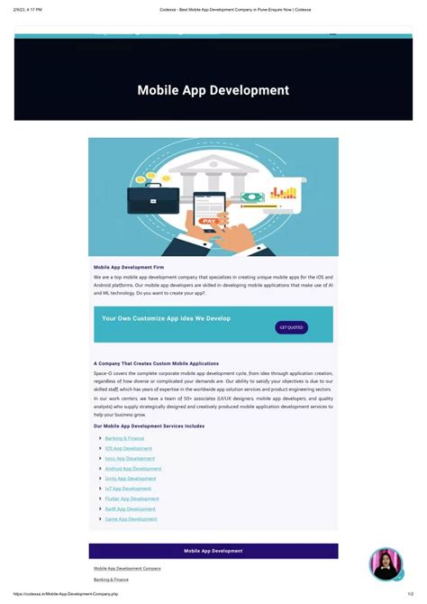 Ppt Best Mobile App Development Company In Pune Codexxa Powerpoint