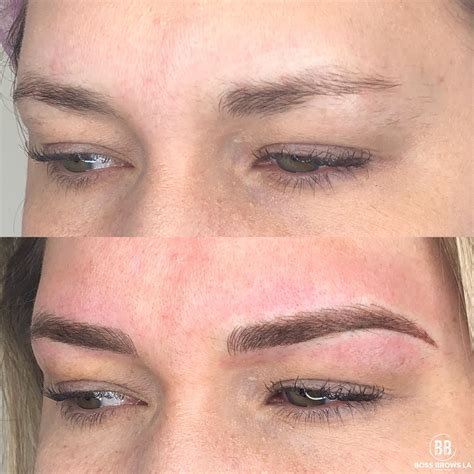 Before After The Combo Brow Brows Microblading Soft Makeup Looks