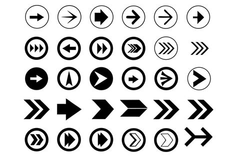 Arrow Symbols For App Navigation 62023587 Vector Art At Vecteezy