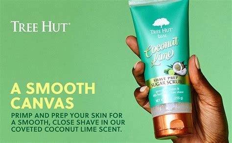 Tree Hut Bare Sugar Scrub For Smooth Shave Preparation