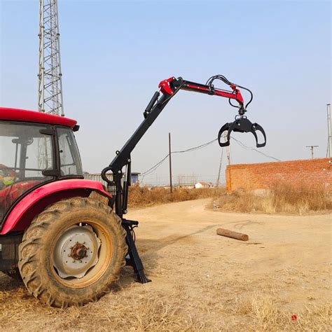 Hydraulic Rotator Small Excavator Tractor Log Grapple Attachment