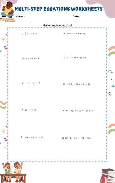 Equivalent Expressions Worksheet