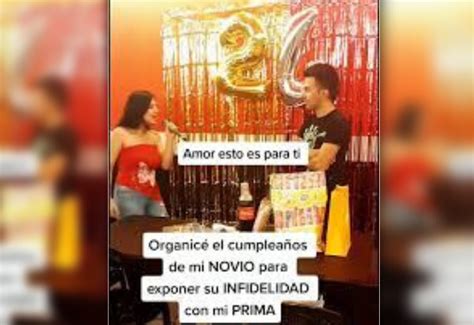 VIDEO Su novio le es infiel con su prima y lo exhibe en su cumpleaños NVI Noticias