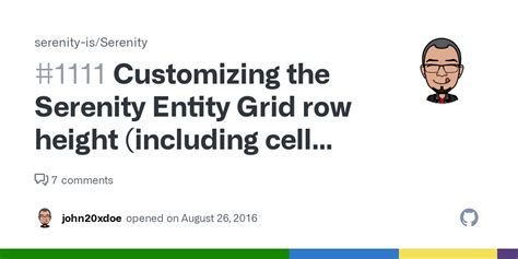 Customizing The Serenity Entity Grid Row Height Including Cell Contents Issue