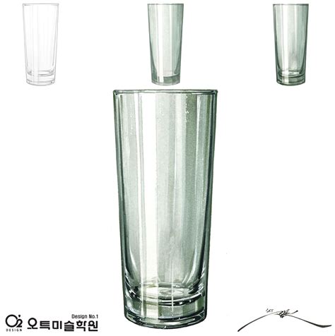 유리컵 기초디자인 질감 그림 디자인 예술 디자인
