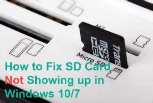 How To Fix SD Card Not Detected In Windows