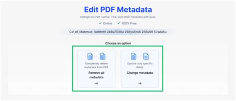 Online Pdf Metadata Editor Edit Update And Customize Pdf Info