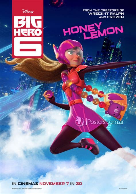 Pósters De Personajes De 6 HÉroes Big Hero 6