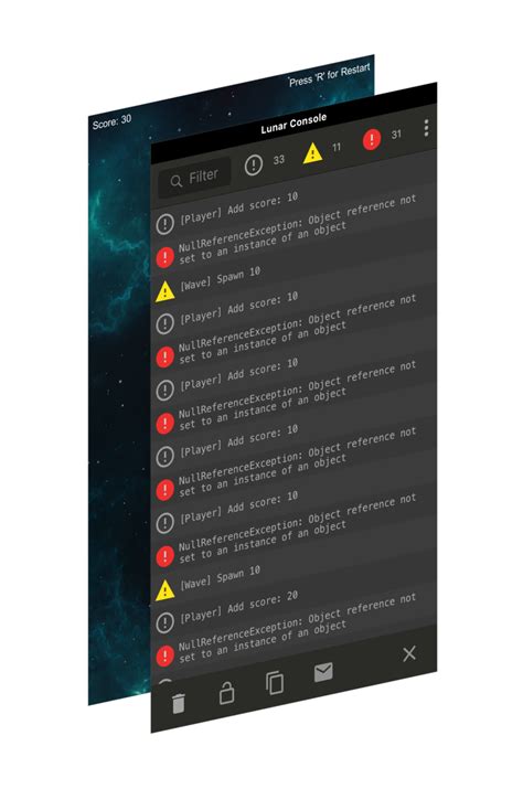 Unity手机游戏应用程序调试控制台lunar Mobile Console Pro 155 Csdn博客