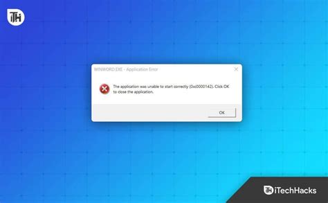 Top Ways To Fix Winword Exe Application Error On Windows