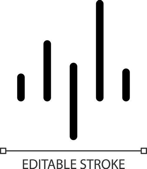 Media Player Equalizer White Linear Ui Icon Audio Spectrum Sound Visualization Gui Ux Design