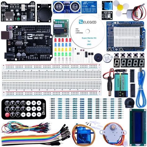 Elegoo Uno R3 Super Starter Kit ~ Compatible W Arduino Uno R3 For Sale