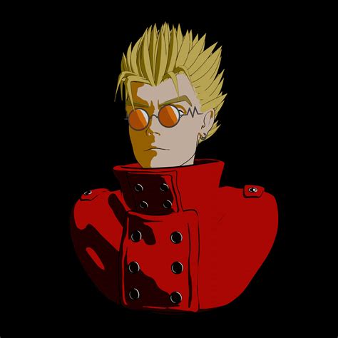 Download Vash The Stampede In A Dynamic Action Pose Wallpaper