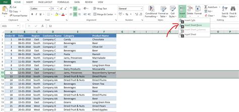 How To Insert Multiple Rows In MS Excel QuickExcel