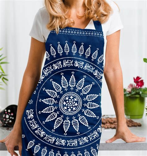 ძველი სუფრა ლურჯი წინსაფარი სამეფო Veli Store