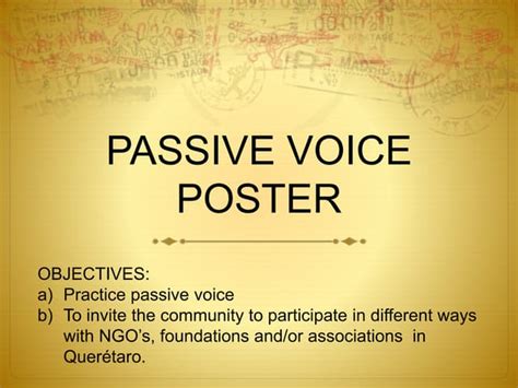 Poster Passive Voice Pptx