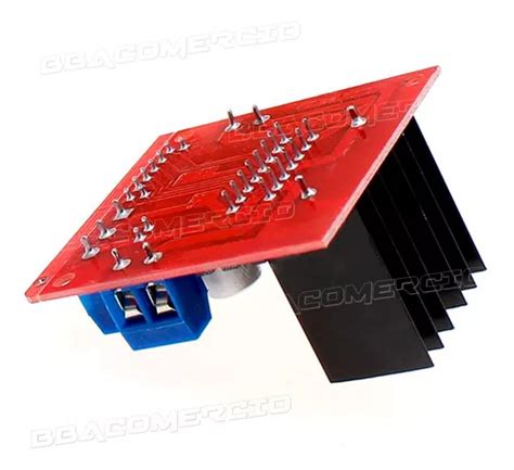 Driver Motor Ponte Arduino H Dupla L298n Automação Robótica à Venda Em