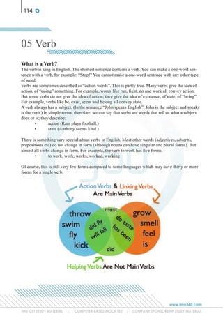 IMU CET Study Material Sample PDF