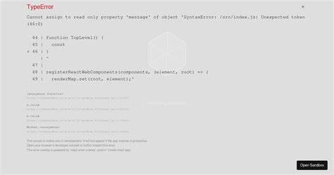 React Web Component Codesandbox