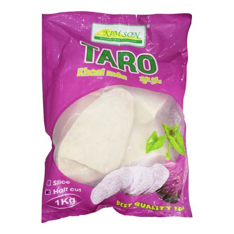Frozen Taro Sliced 1kg My Spice Cart