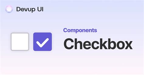 Devup Ui Checkbox