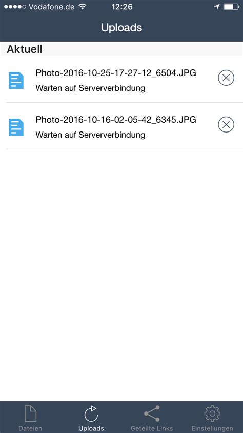 Waiting For Server Connection In Ios App Ios Owncloud Central