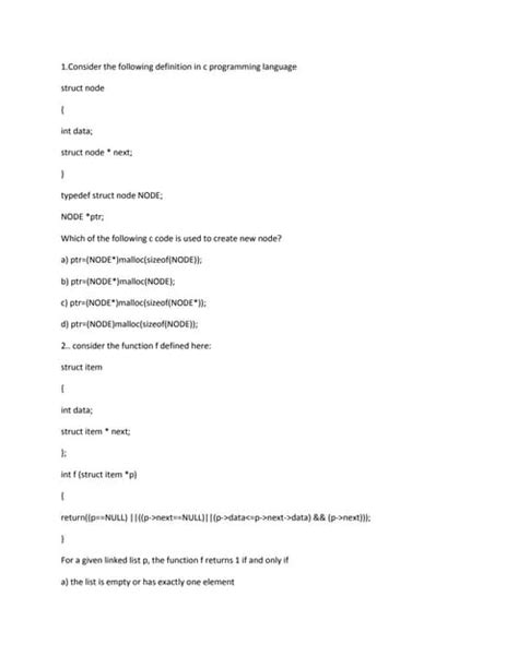 linked list output tracing pdf