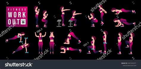 Pushup Situp Squat Images Stock Photos Vectors Shutterstock