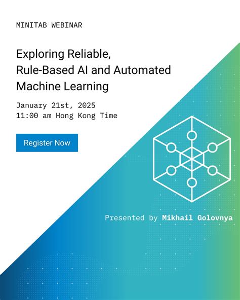 Minitab 📢 무료 웨비나 지금 바로 자리를 예약하세요 👇 💡 미니탭 웨비나에 참여하세요 머신러닝을 중심으로 인공지능ai의 기본 개념과 다양한 유형을