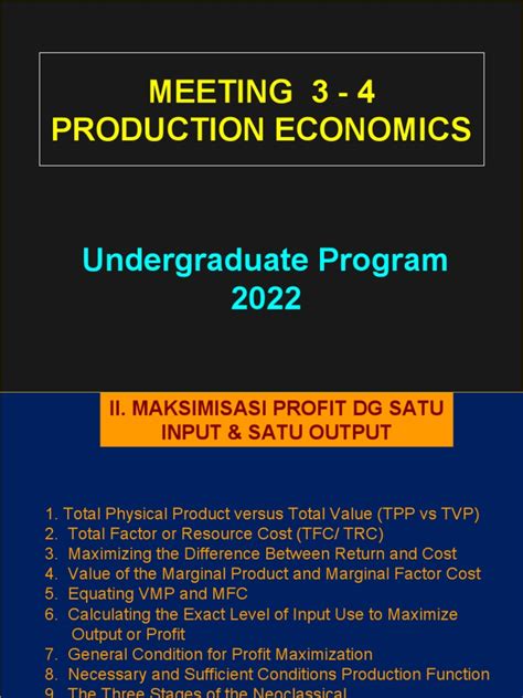 Pertemuan 3 4 Max Profit One Inpu One Output Edit Pdf Pertemuan 3 4 Max Profit One Inpu One Output Edit Pdf