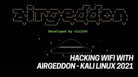 Hack Wifi With Airgeddon And Alfa Adapter Kali Linux 2021