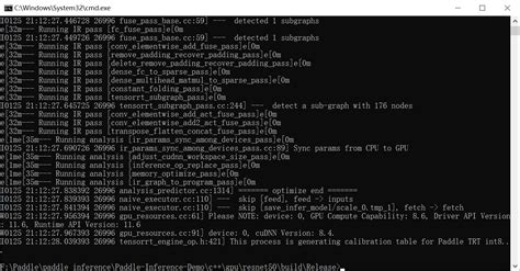 paddle inference demo resnet50 trt int8跑不通 · issue 7637 · paddlepaddle