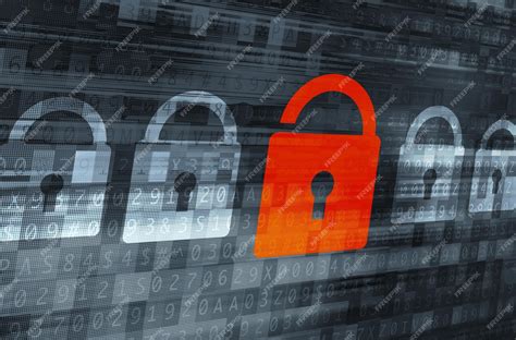 premium photo broken data encryption