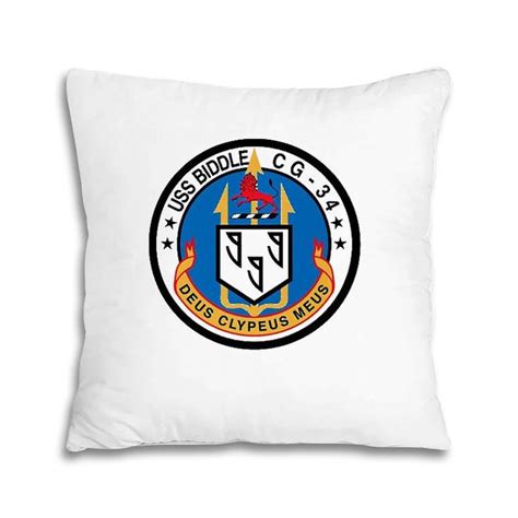 Uss Biddle Cg 34 Pillow Mazezy
