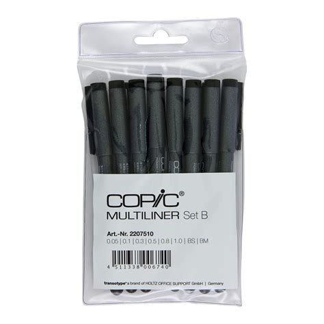 Copic Multiliner CLassic 8 Set (SET B) | Spraydaily.com