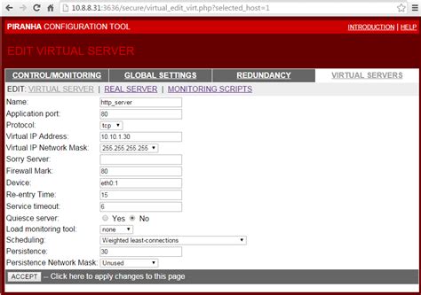 Setting Up A Load Balancing Lvs Nat Cluster With Piranha Linux Security