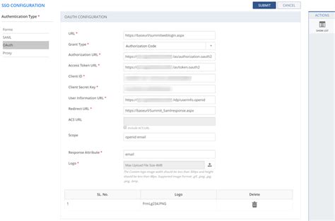 Sso Configuration Oauth