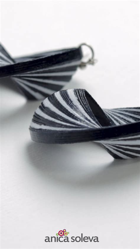 Diy Paper Earrings Zebra Rpapercraft