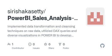 Powerbisalesanalysis Dashboardreadmemd At Main · Sirishakasetty