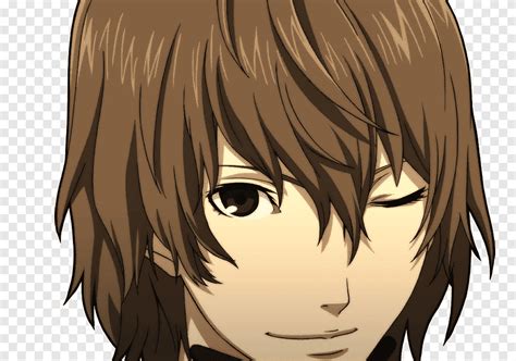 페르소나 5 아이 니어 캐릭터 아이 갈색 Cg 작품 Png Pngegg