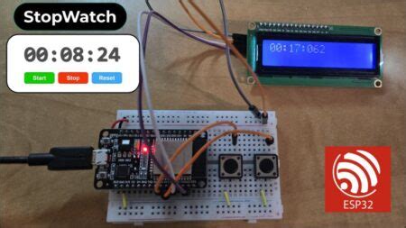 Stopwatch Using Arduino LCD Start Stop Reset Button