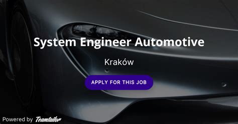 System Engineer Automotive Infotree Global Solutions Justyna Kasperowicz