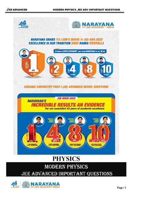 Narayana Important Questions Pdf